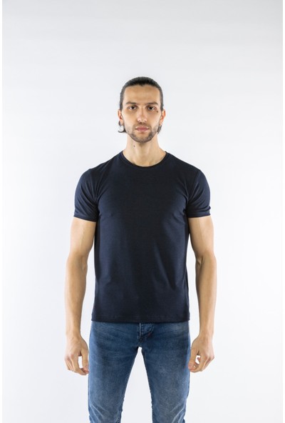 Qwerty T-Shirt Basic Yaka Bady Qwerty T-Shirt Basic Yaka Bady