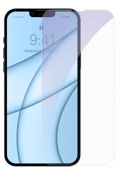 Baseus iPhone 13 Mini 0.3mm Göz Korumalı Full Cam Ekran Koruyucu 2 Adet Set