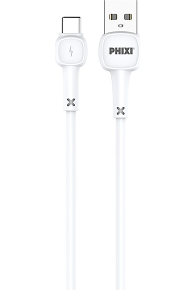 Phixi Basic CB461T 3.0 Type-C USB Şarj ve Data Kablo Phixi Basic CB461T 3.0 Type-C USB Şarj ve Data Kablo