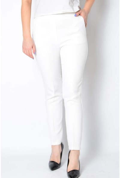 Yalçın Bel Lastikli Cepli Kumaş Pantolon Pua 18065