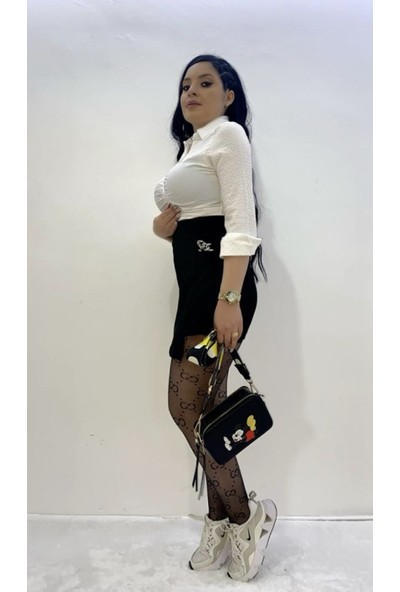 Butik Tubitak Etek Şort Gömlek Ikili Takım Butik Tubitak Etek Şort Gömlek Ikili Takım