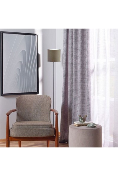 Şapkalı Lambader Gri