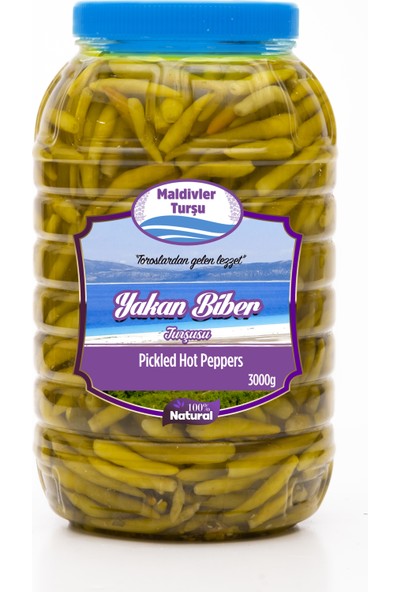 Maldivler Turşu Yakan Biber Turşusu 3 kg Maldivler Turşu Yakan Biber Turşusu 3 kg