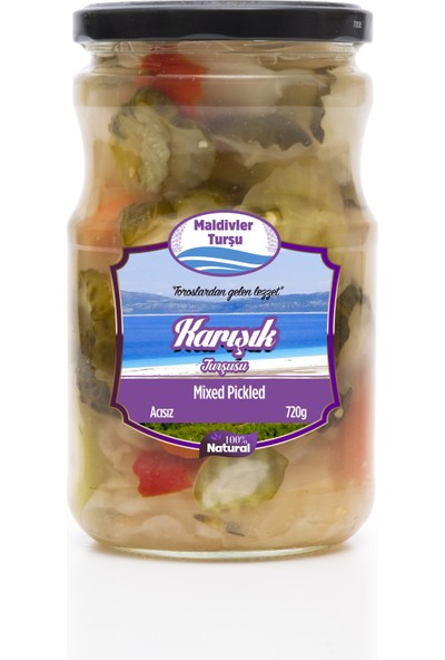 Maldivler Turşu Karışık Turşu 720 gr Maldivler Turşu Karışık Turşu 720 gr