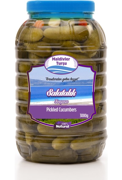 Maldivler Turşu Salatalık Turşusu 3 kg Maldivler Turşu Salatalık Turşusu 3 kg