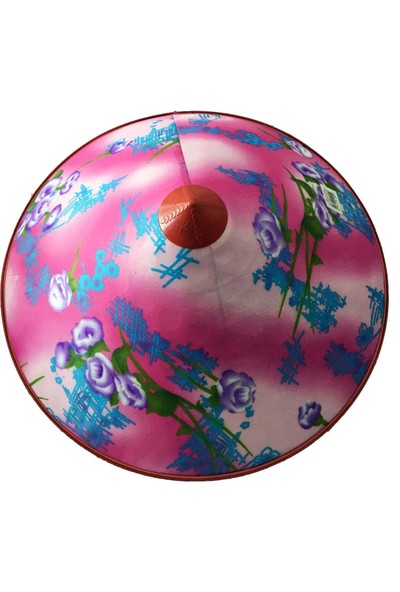 Okuyucu Ticaret Mor Güllü Saten Kaplama Pembe Vietnam Şapkası