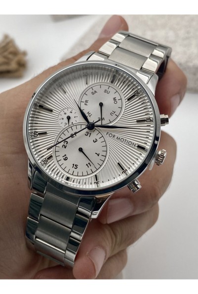 Formotion Fonksiyonlu Çelik Kordon Lüks Erkek Kol Saati