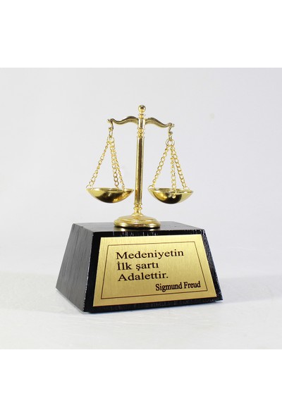 Art Online Avukat Dekoratif Kaideli Gold Krom Terazi - Avukat Art Online Avukat Dekoratif Kaideli Gold Krom Terazi - Avukat