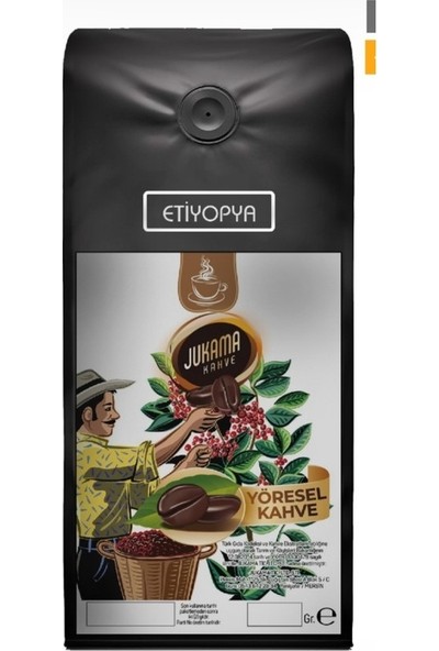 Jukama Etiyopya Öğütülmüş Filtre Kahve 1 kg