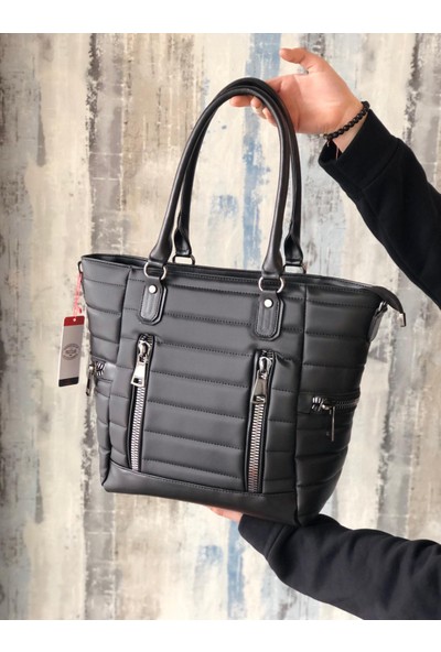 Washıngton Polo Club Kadın Büyük Boy Saten Kumaş Omuz Çantası