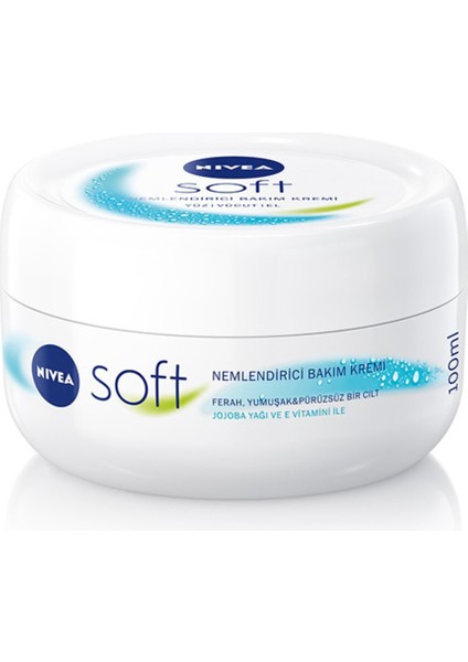 Nivea Soft Nemlendirici Bakım Kremi 100 ml Fiyatı