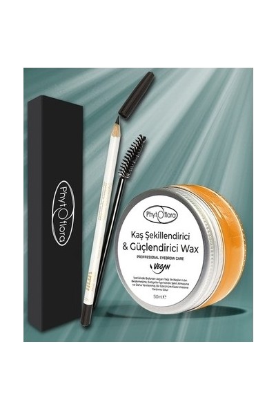 Phytoflora Besleyici ve Güçlendirici Kaş Şekillendirici Wax (Kaş Sabitleyici) 50 ml