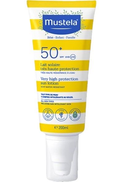 Mustela SPF50+ Güneş Losyonu 200 ml Mustela SPF50+ Güneş Losyonu 200 ml
