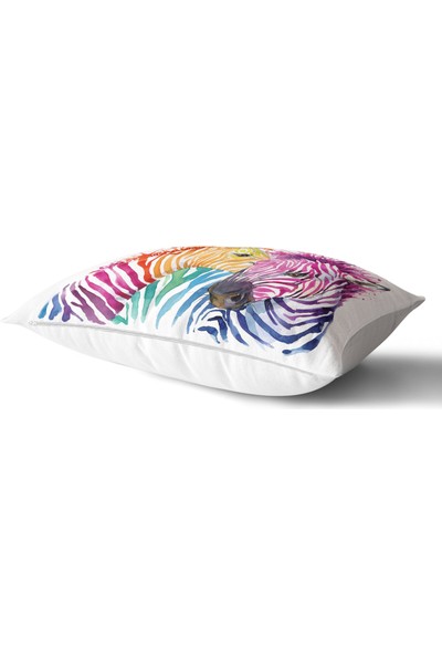 Rihen's World Zebra Desenli Dijital Baskılı Dekoratif Dikdörtgen Yastık Kırlent Kılıfı Rihen's World Zebra Desenli Dijital Baskılı Dekoratif Dikdörtgen Yastık Kırlent Kılıfı