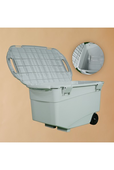 Bplas Pıck Up 180 Lt. Çok Amaçlı Tekerlekli Taşınabilir Sandık Bplas Pıck Up 180 Lt. Çok Amaçlı Tekerlekli Taşınabilir Sandık