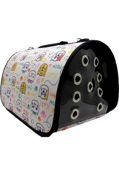 Willypet Desenli Kedi ve Köpek Için Fly Bag Taşıma Çanta