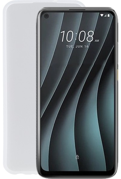 Htc Desire 20 Pro Için Tpu Telefon Kılıfı (Şeffaf Beyaz)