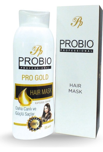 Probıo Pro Gold Kapsamlı Bakım Saç Maskesi 525 ml Ekstra Bakım Probıo Pro Gold Kapsamlı Bakım Saç Maskesi 525 ml Ekstra Bakım
