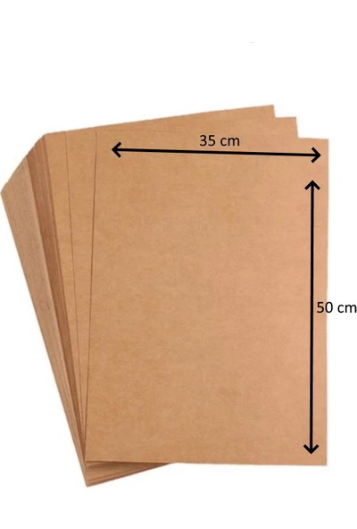 Kraft Kağıt Oto Paspas Baskısız 35X50 cm 100 Adet