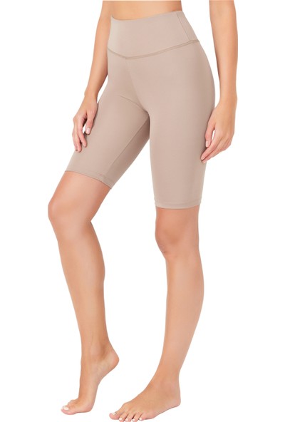 Los Ojos Kadın Bej Yüksek Bel Toparlayıcı Bisikletçi Şortu Kısa Tayt Biker Basics Los Ojos Kadın Bej Yüksek Bel Toparlayıcı Bisikletçi Şortu Kısa Tayt Biker Basics