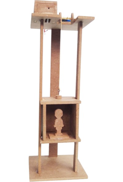 ECE Asansör Yapma Deney Seti 330mm Demonte Yerli Üretim