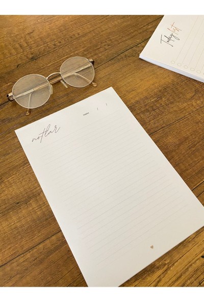 Ekeroğlu Çizgili Desenli A5 To Do List - Memopad - Notepad - Defter Ekeroğlu Çizgili Desenli A5 To Do List - Memopad - Notepad - Defter