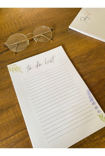 Ekeroğlu Çizgili Çiçek Lavanta Desenli Mor A5 To Do List - Memopad - Notepad - Defter Ekeroğlu Çizgili Çiçek Lavanta Desenli Mor A5 To Do List - Memopad - Notepad - Defter