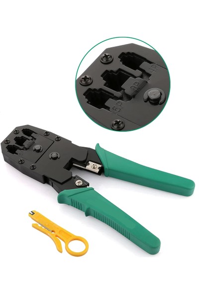 Aogo Rj 45 Pensesi RJ45 RJ11 RJ12 Universal Sıkma Pensesi 3lü Konnektör Pense Internet Kablo Soyucu Crimper Aogo Rj 45 Pensesi RJ45 RJ11 RJ12 Universal Sıkma Pensesi 3lü Konnektör Pense Internet Kablo Soyucu Crimper