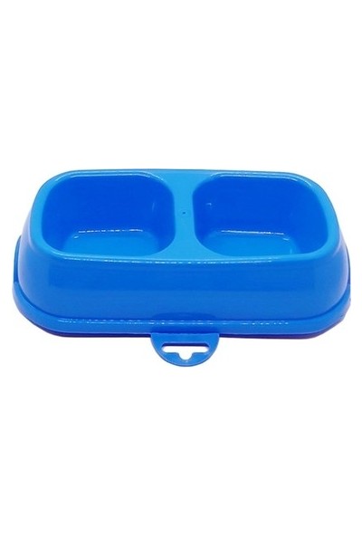 Turkish A2Z Küçük Boy Çift Bölmeli Evcil Hayvan Mama ve Su Kabı-Mavi Turkish A2Z Küçük Boy Çift Bölmeli Evcil Hayvan Mama ve Su Kabı-Mavi