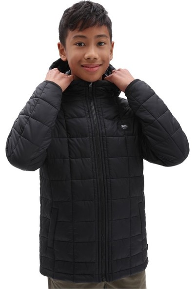 Vans - By Woodbrıdge 2.0 Boys Siyah Kapüşon Yaka Erkek Çocuk Mont - VN0A5FLRBLK1