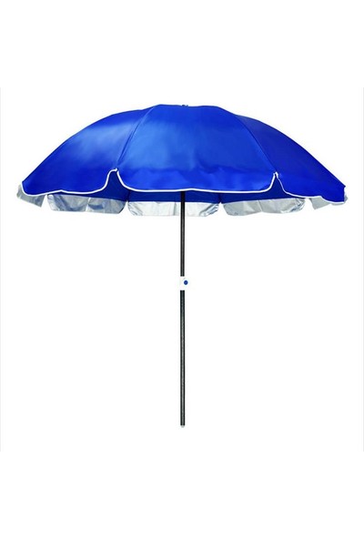 Açık Çift Katmanlı Güneş Şemsiyesi 1.8m Safir Mavi