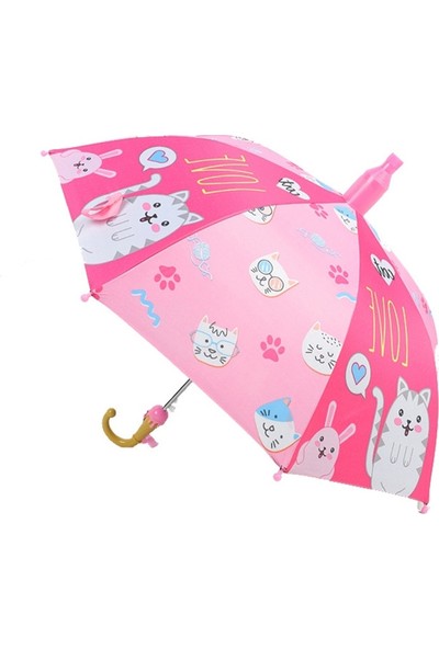 Güneşlik Uzun Kolu Şemsiye Kedi