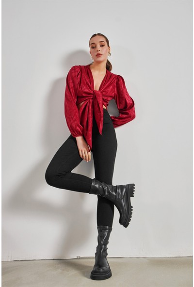 MyLove Yüksek Bek Skinny Jean Siyah