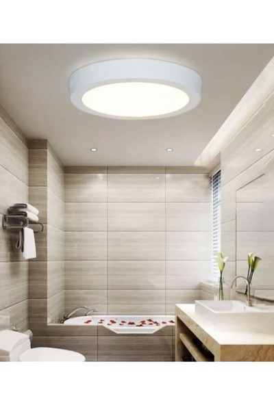Burenze Tavana Sıfır Plafonyer Panel LED Avize 6500K Buz Beyazı Işık Uzun Ömürlü LED Burenze Tavana Sıfır Plafonyer Panel LED Avize 6500K Buz Beyazı Işık Uzun Ömürlü LED
