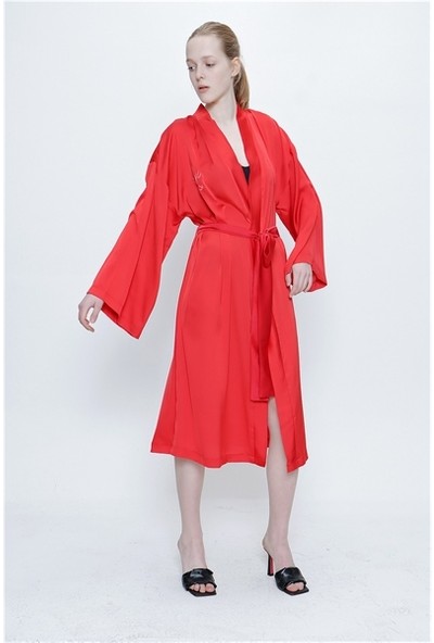 BC By Damla Kalender Bc Dragon Kırmızı Kimono