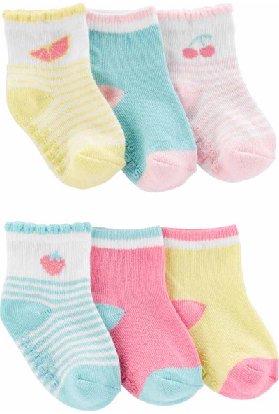 Carter's Kız Bebek Çorap 6'lı Paket