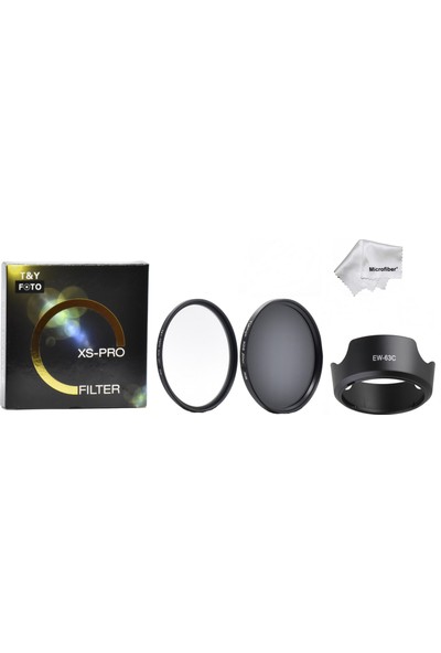 Canon 18-55 mm Is Stm Lens Için 58 mm Slim Uv + Slim Nd8 Nd Filtre + EW-63C Parasoley - Tianya Canon 18-55 mm Is Stm Lens Için 58 mm Slim Uv + Slim Nd8 Nd Filtre + EW-63C Parasoley - Tianya