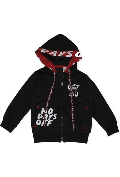 222514 Alg No Days Of Baskılı Kapüşonlu Erkek Hırka 3-7 Yaş 222514 Alg No Days Of Baskılı Kapüşonlu Erkek Hırka 3-7 Yaş
