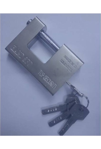 Sfd Yatay Milli Asma Kilit 90 mm 4 Anahtarlı Çelik Sfd Yatay Milli Asma Kilit 90 mm 4 Anahtarlı Çelik