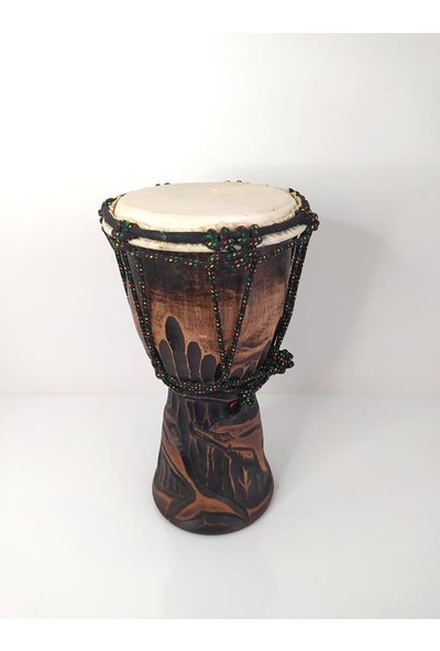 Hd Marketim Ahşap El Oyması Otantik Darbuka
