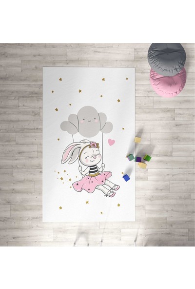 Milroma Çocuk Odası Dijital Baskı Halı