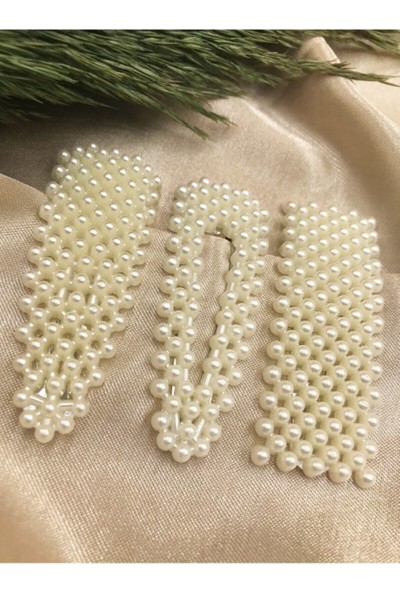 Çelik Online Kadın Toka Üçlü Çıtçıt Inci Toka Çelik Online Kadın Toka Üçlü Çıtçıt Inci Toka