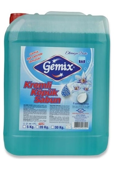 Gemix Köpük Sabun 5 kg