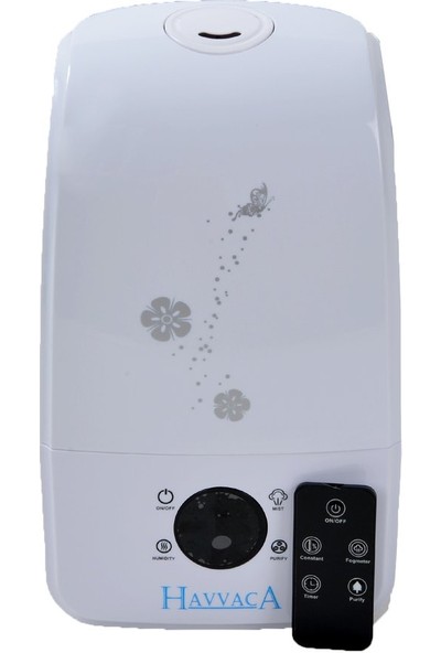 Havvaca HD-1350B Ultrasonik Soğuk Buhar Makinesi Uzaktan Kumandalı Oda Nemlendirici Havvaca HD-1350B Ultrasonik Soğuk Buhar Makinesi Uzaktan Kumandalı Oda Nemlendirici