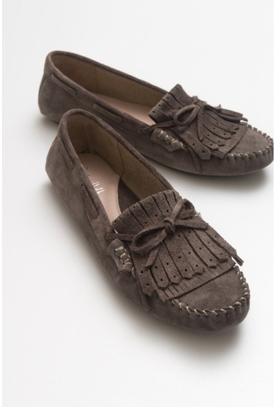 Luvi Pace Kum Süet Deri Kadın Babet