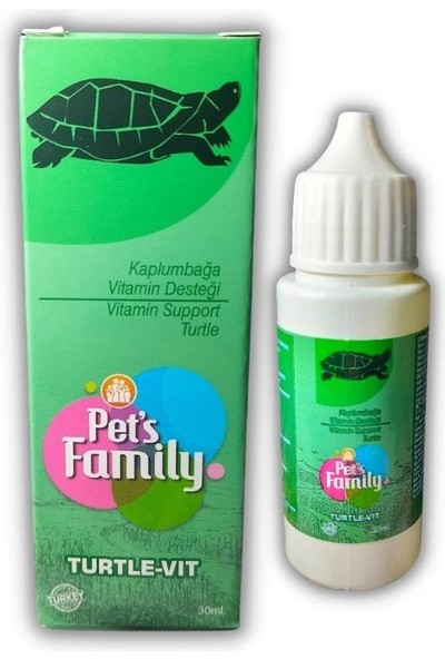 Papağanhane Turtle Vit Kaplumbağa Vitamin Desteği 30 ml
