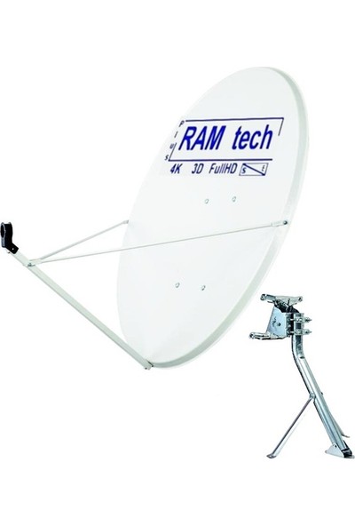 Ramtech 80 cm 3 Kolu Büyük Maunt Çanak Anten Seti 150040 Ramtech 80 cm 3 Kolu Büyük Maunt Çanak Anten Seti 150040