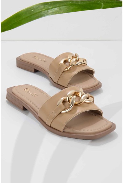 Bambi Camel Kadın Terlik K04823076109