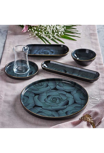 Neva N3163 Bitter Gülriz 26 Parça Kahvaltı Takımı