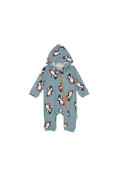 Necix's Penguen Desenli Kapüşonlu Tulum Necix's Penguen Desenli Kapüşonlu Tulum